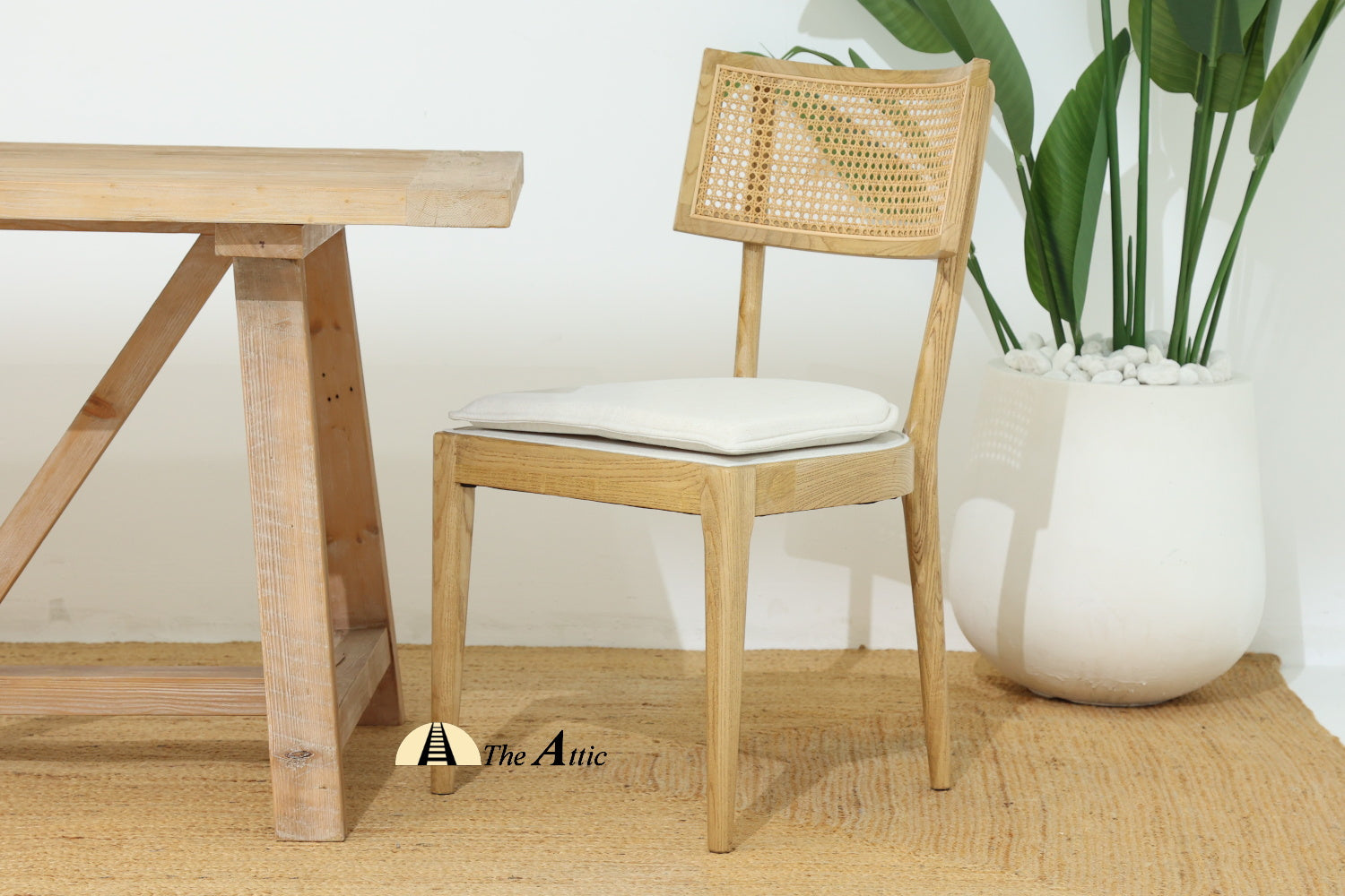 The Timeless Charm of Natural Wood Frame Dining Chairs – The Attic
