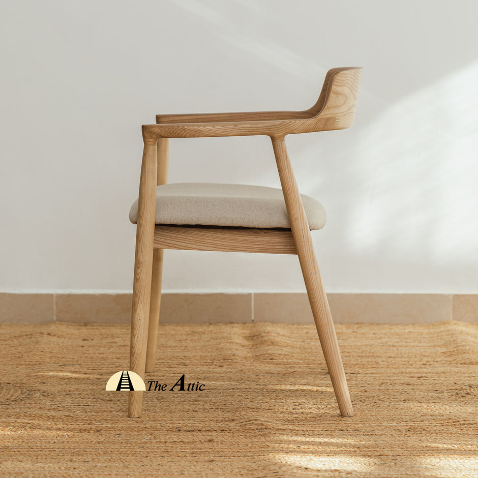 Dining Chairs Dubai, Wooden Rattan Dining Chair, Buy Online At Best ...